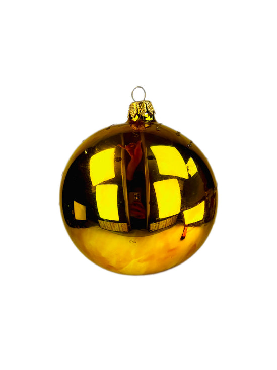 Gold Reflector Ball – E & C Creations